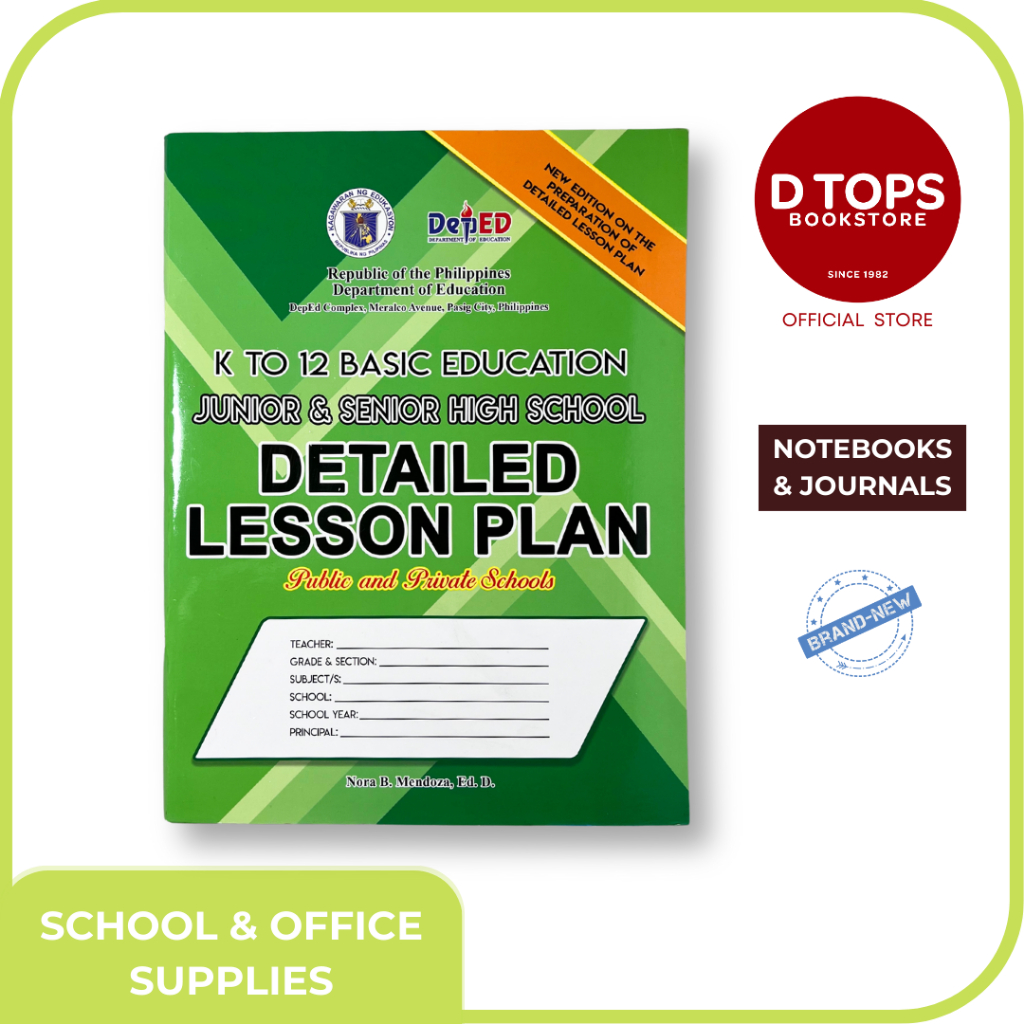 DEPED K12 JHS SHS DETAILED LESSON PLAN For Public and Private Schools ...