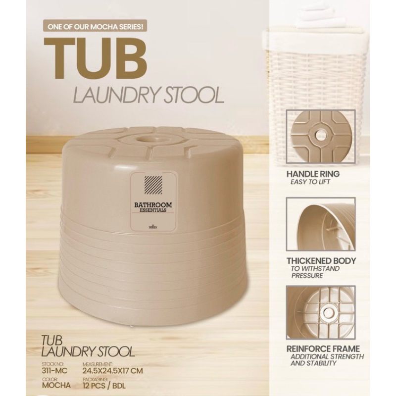 Round Plastic Bangkito - Laundry Stool - Plastic Chair | Shopee Philippines