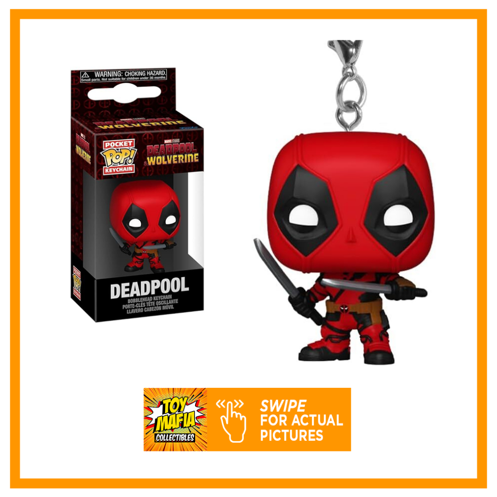 Deadpool Keychain - Deadpool & Wolverine Funko Pop! | Shopee Philippines