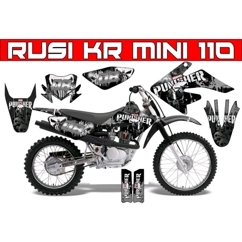 Rusi KR Mini Max decals stickers, laminated | Shopee Philippines