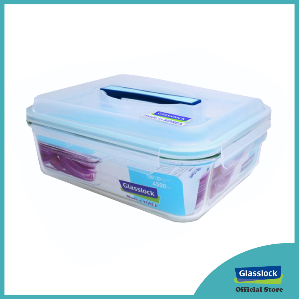 Glasslock Handy Type Food Container 4500ml (MHRB450) | Shopee Philippines