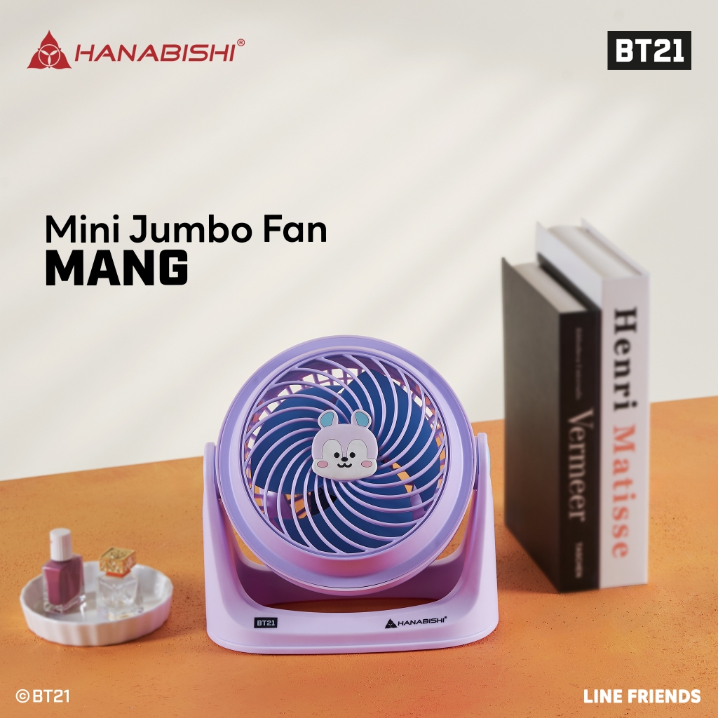 Hanabishi BT21 Special Edition Mini Jumbo Fan HMJF7-BT21 MANG | Shopee ...