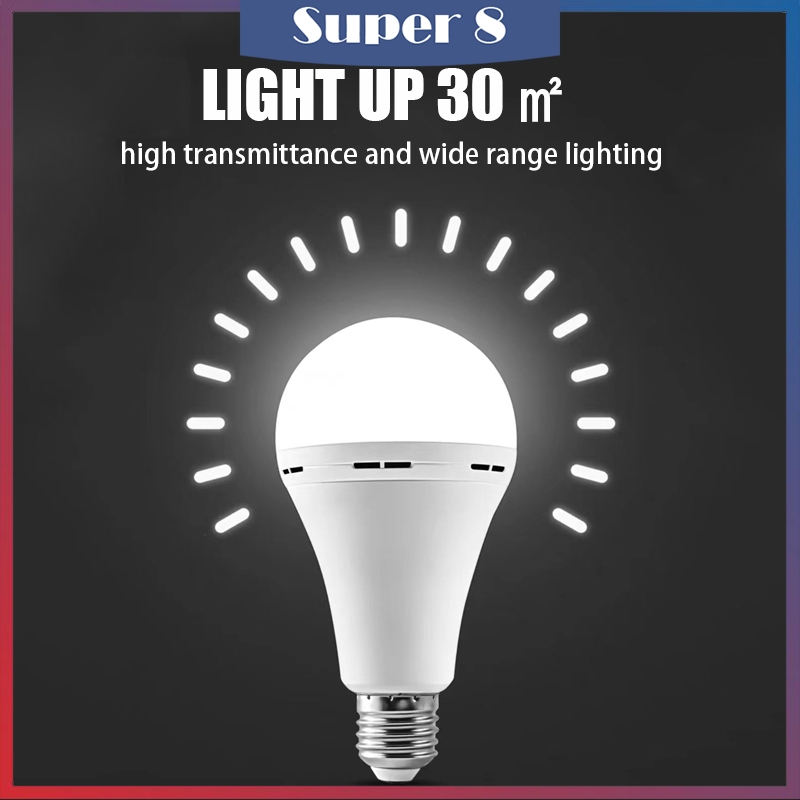 Rechargeable Emergency Light bulb Portable Outdoor & Indoor Waterproof ...