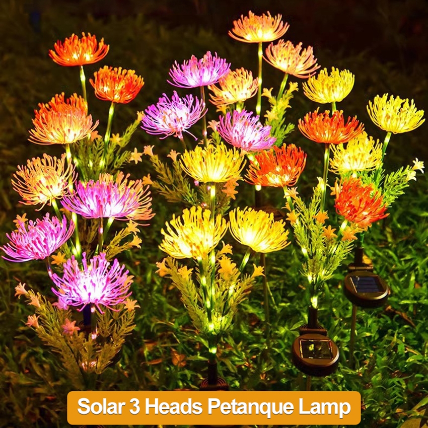 Solar Firefly Lights Outdoor Flowers Lights Waterproof LED Solar ...