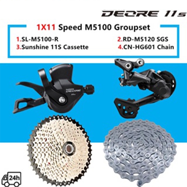 Shimano Deore M51001X11 Speed GroupsetMTB M5100 Shifter RD-M5120 SGS ...