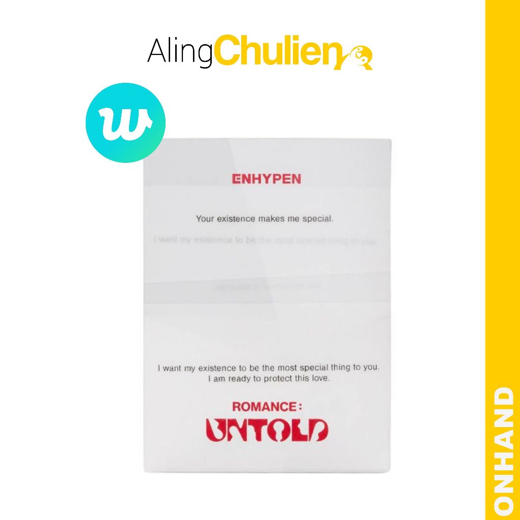 Weverse | Romance : Untold Enha Enhypen Album (Weverse Ver.) | Shopee ...
