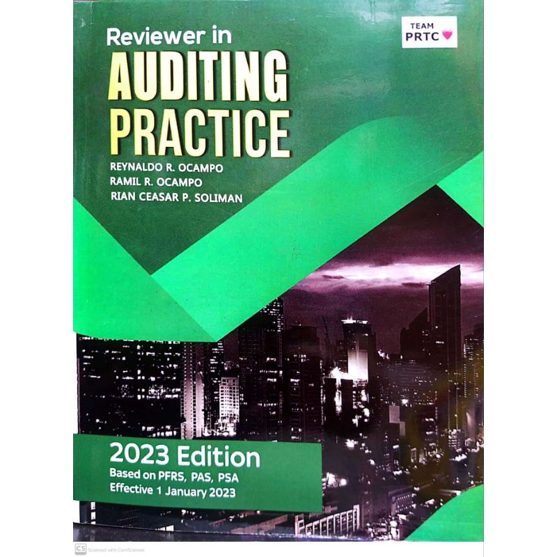 Reviewer in AUDITING PRACTICE 2023 Edition | Shopee Philippines