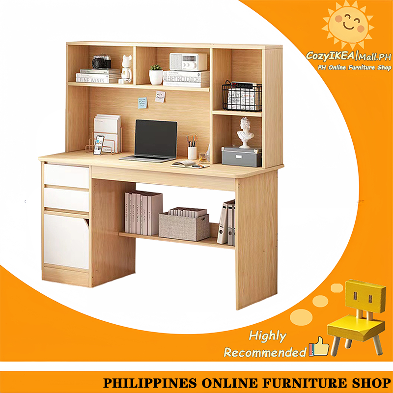 CozyIKEA Computer Table & Book Shelf Study Table & Drawer Cabinet ...