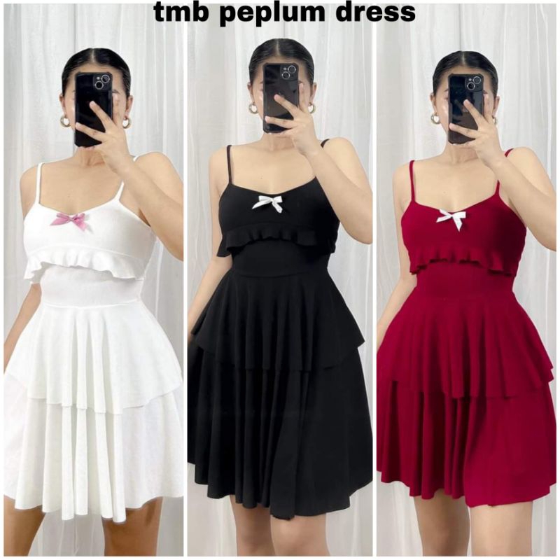 Maloi mini dress with ribbon design | Shopee Philippines