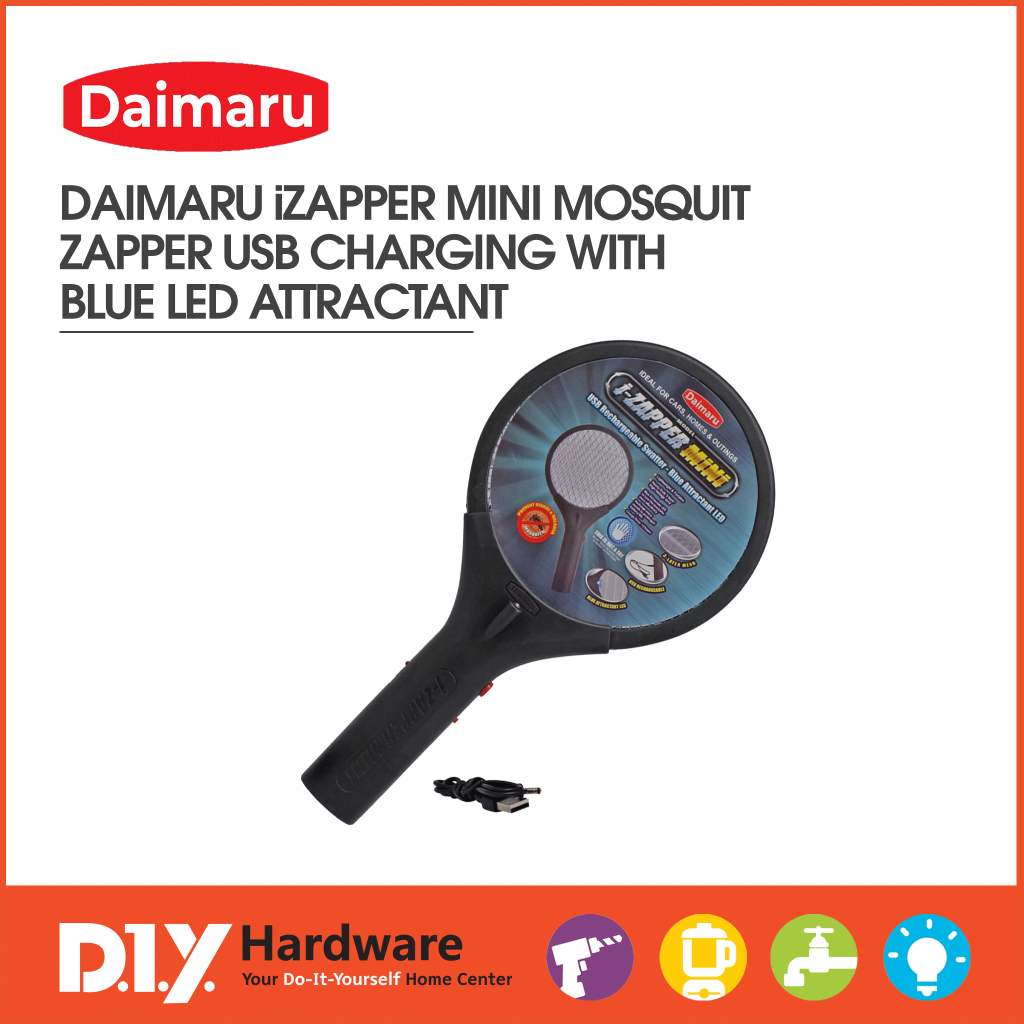 Daimaru iZapper Mini Mosquito Zapper USB Charging with Blue LED ...