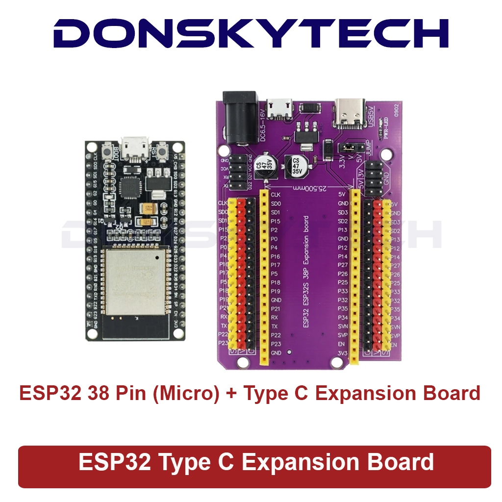 ESP32 Type C 38PINS Expansion Board ESP32 Breakout Board | Shopee ...