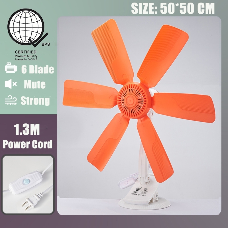 SYCAT-A519-6 Blade Big Clip Fan Large Wall Fan Desk Fan 6 Blade ...