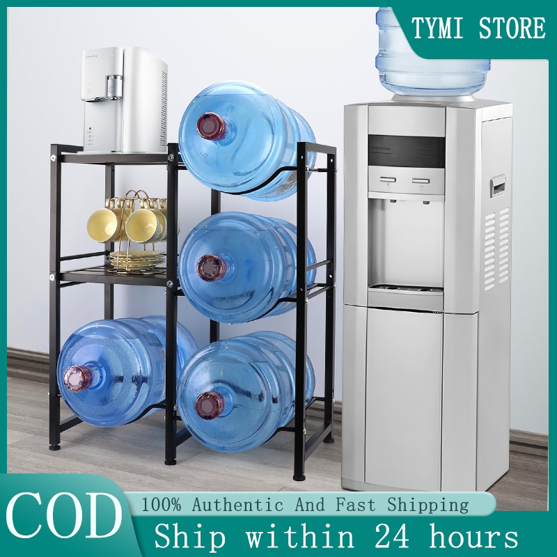 3 Tier Water Gallon Rack Heavy Duty Water Dispenser Stand Home Office ...