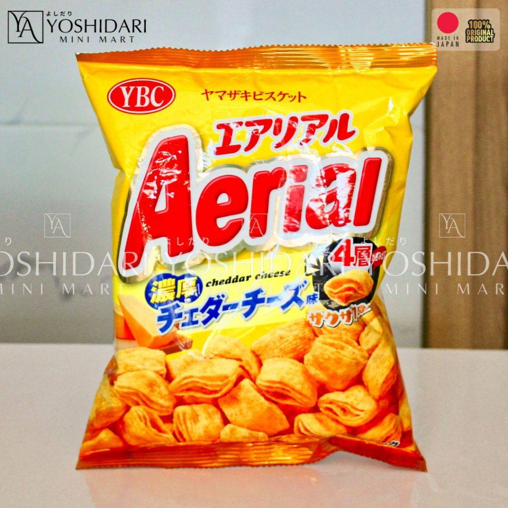 YBC Aerial Rich Cheddar Cheese Corn Chips Snack 65g | Shopee Philippines