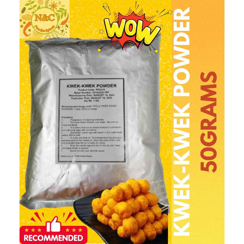 Kwek-Kwek Powder (50grams, 100grams) | Shopee Philippines