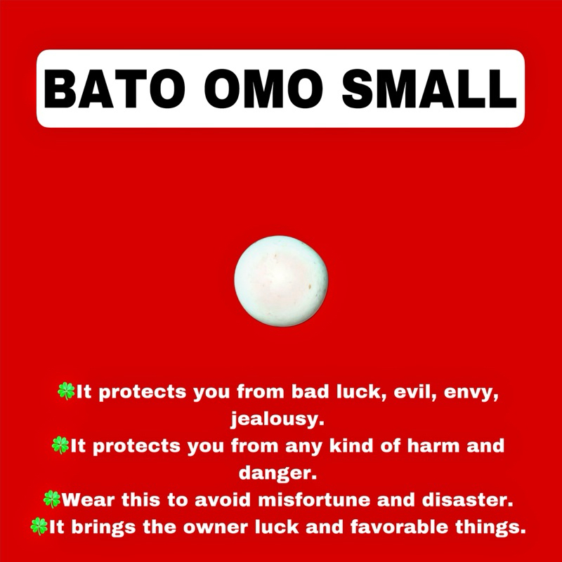 Batong Omo na Small with oracion | Shopee Philippines