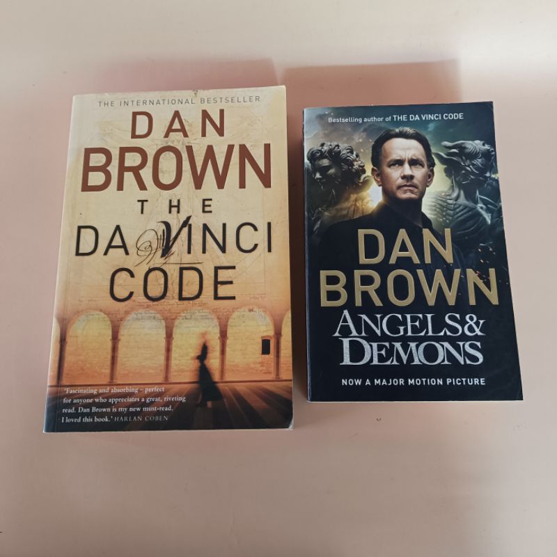Dan Brown Books (MMPB, PB, LPB) Da vinci Code, Angels & Demons | Shopee Philippines