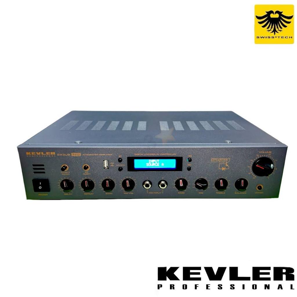 Kevler Professional GX-3UB PRO USB/FM/BLUETOOTH 300w x2 amplifier GX3UB ... Kevler Professional GX-3UB PRO USB/FM/BLUETOOTH 300w x2 amplifier GX3UB ...