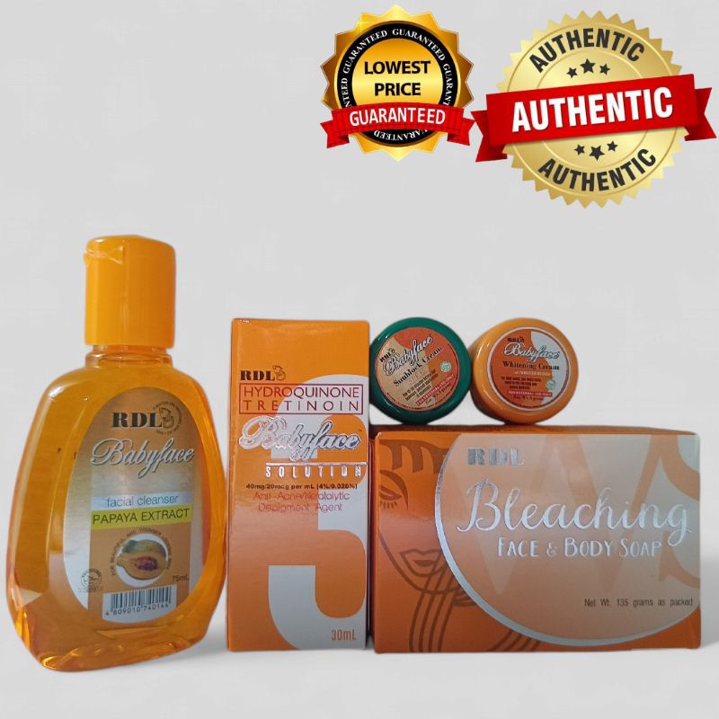 RDL BLEACHING SKINCARE SET SAVE UP TO 20 PESOS | Shopee Philippines