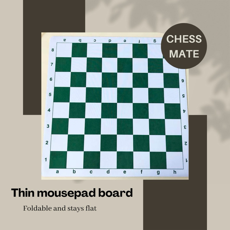 Chessmate ® • Thin Rubber Mousepad Chess Board (board only) | Shopee ...