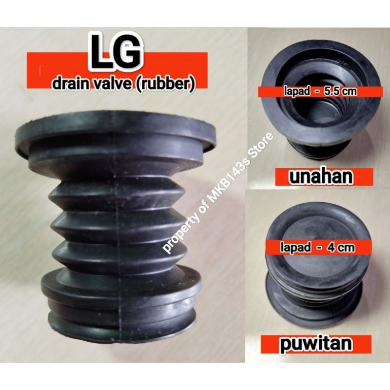 LG DRAIN VALVE (rubber only) | Shopee Philippines