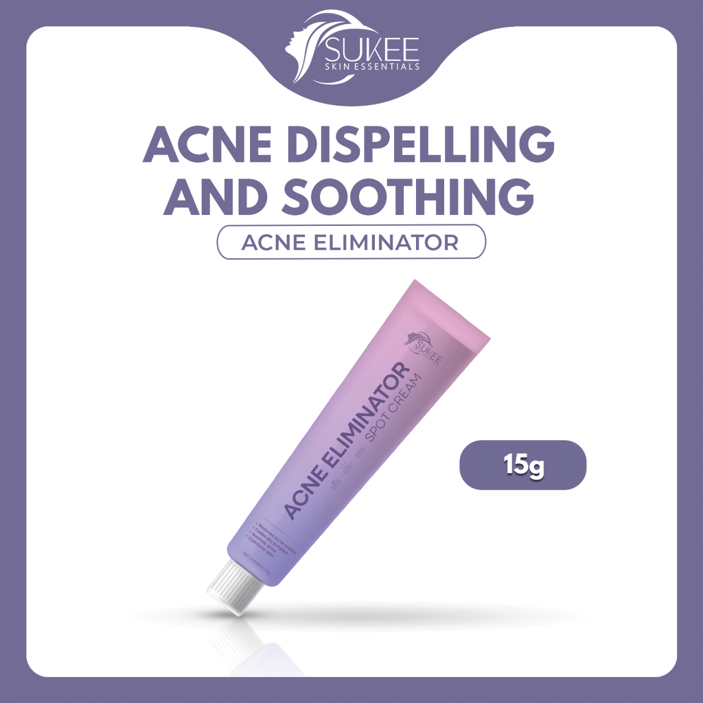 SUKEE Acne Eliminator Spot Cream with Cooling Effect 15g [COD] | Shopee ...