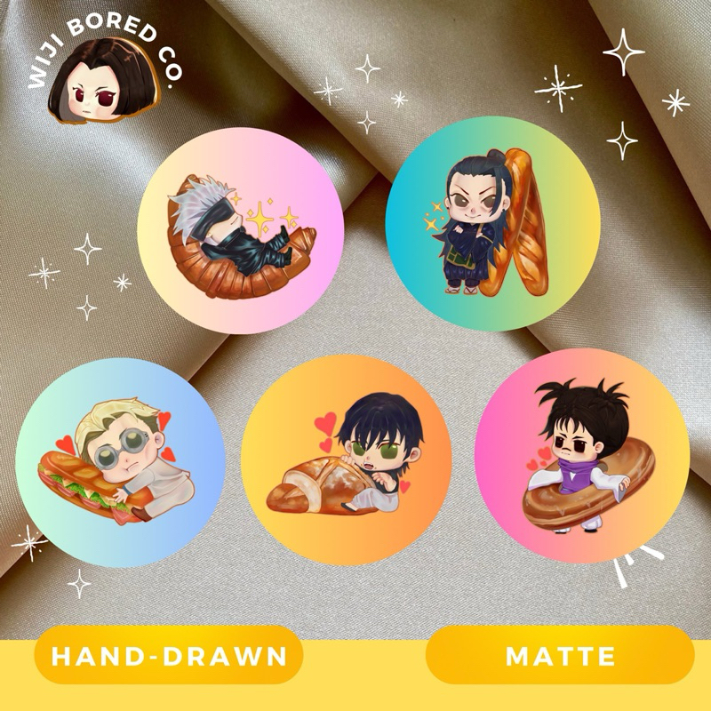 Jujutsu Kaisen - JJK Characters Premium Button Pins | JJK Button Pins ...