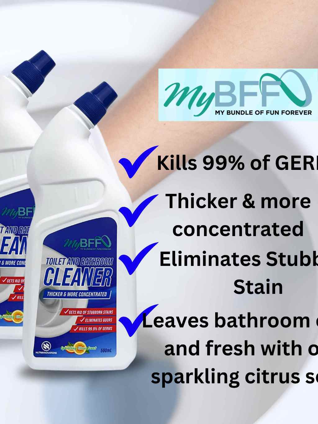 MyBFF Bundles Toilet Bowl Cleaner TUFF TBC (Toilet Bowl Cleaner) Buy 1 ...