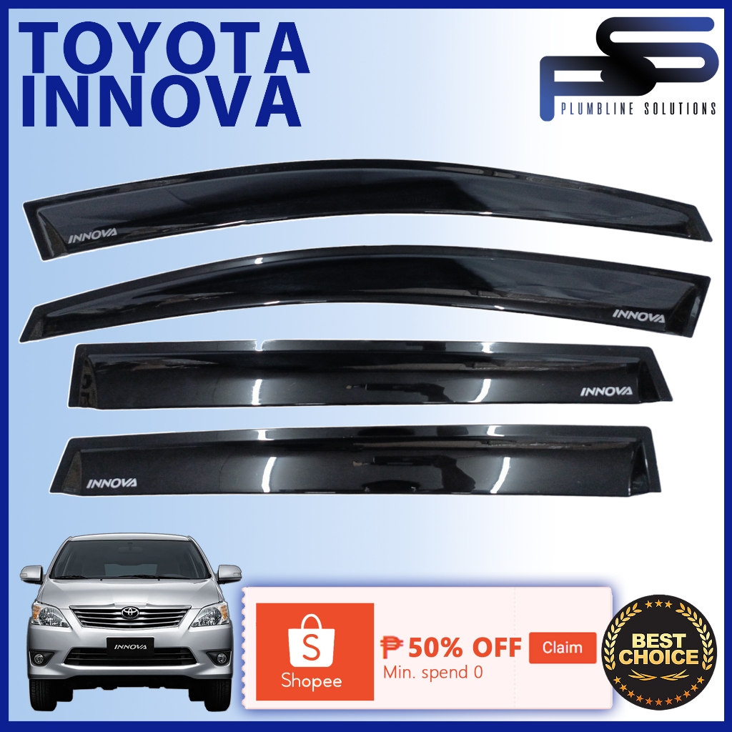 Window Door Visor for Toyota Innova / Zenix V G J E 2012 - 2015 / 2016 ...