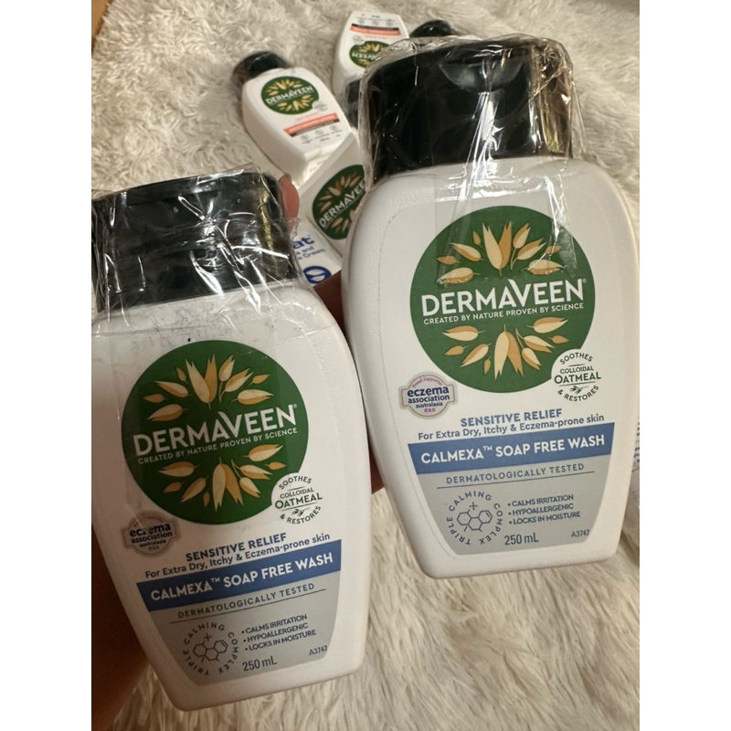 Dermaveen sensitive relief calmexa soap free wash 250ml | Shopee ...