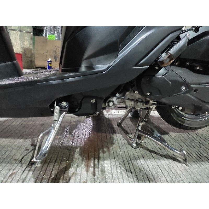 [RMG] CLICK 125/150,V1/V2/V3 STAINLESS CENTER/SIDE STAND &EHE WITH LOCK ...