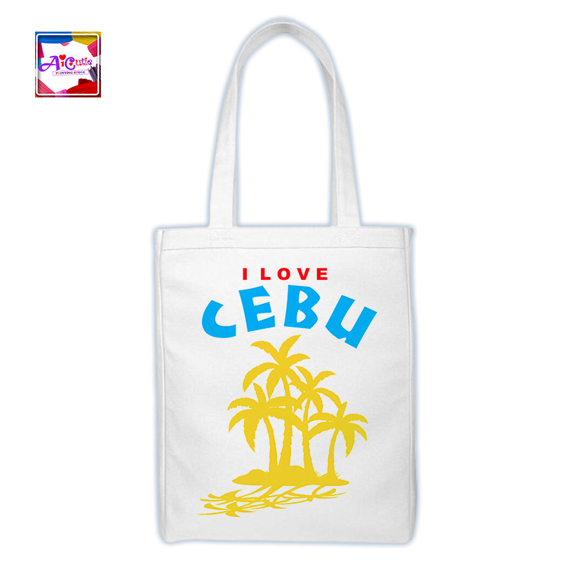 I LOVE CEBU COCUNUT INSPIRED TOTE BAG DESIGN - BEST FOR GIFTS AND ...