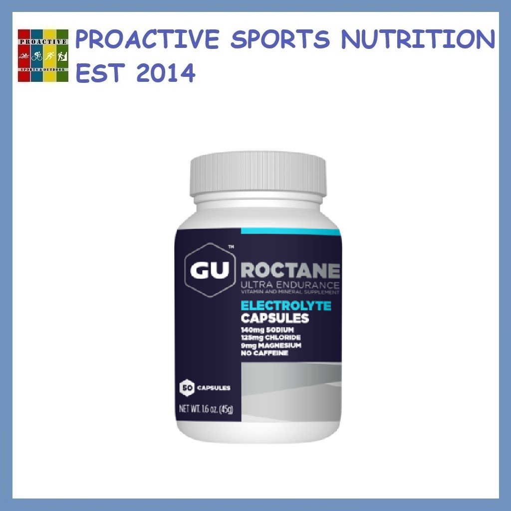 GU Roctane Electrolyte Capsules, 50-Count expiry 03/2026 | Shopee ...