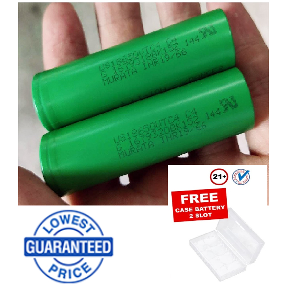 SONY VTC4 Murata 1:1 18650 Rechargeable Battery (2pcs/1 Pair) | Shopee ...