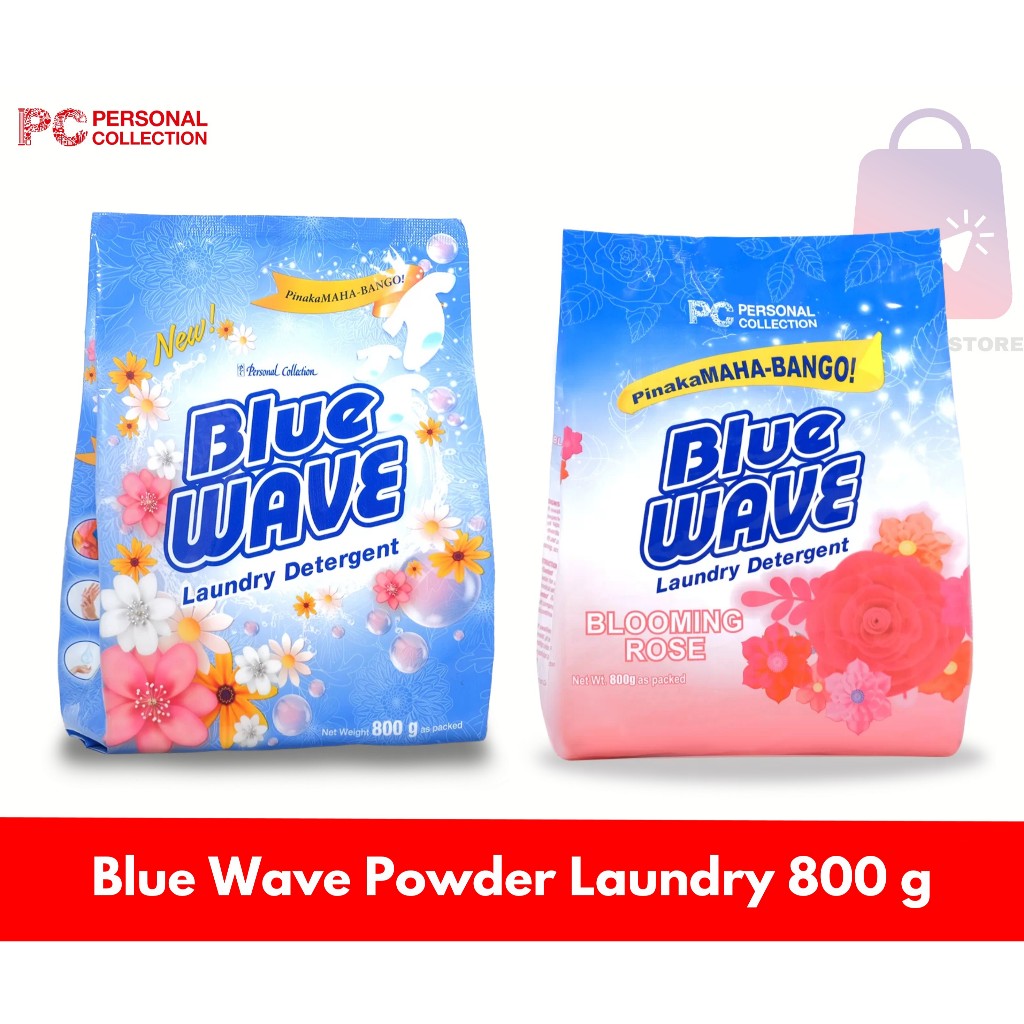 BLUE WAVE| Powder Laundry Detergent 800g | PERSONAL COLLECTION | Shopee ...