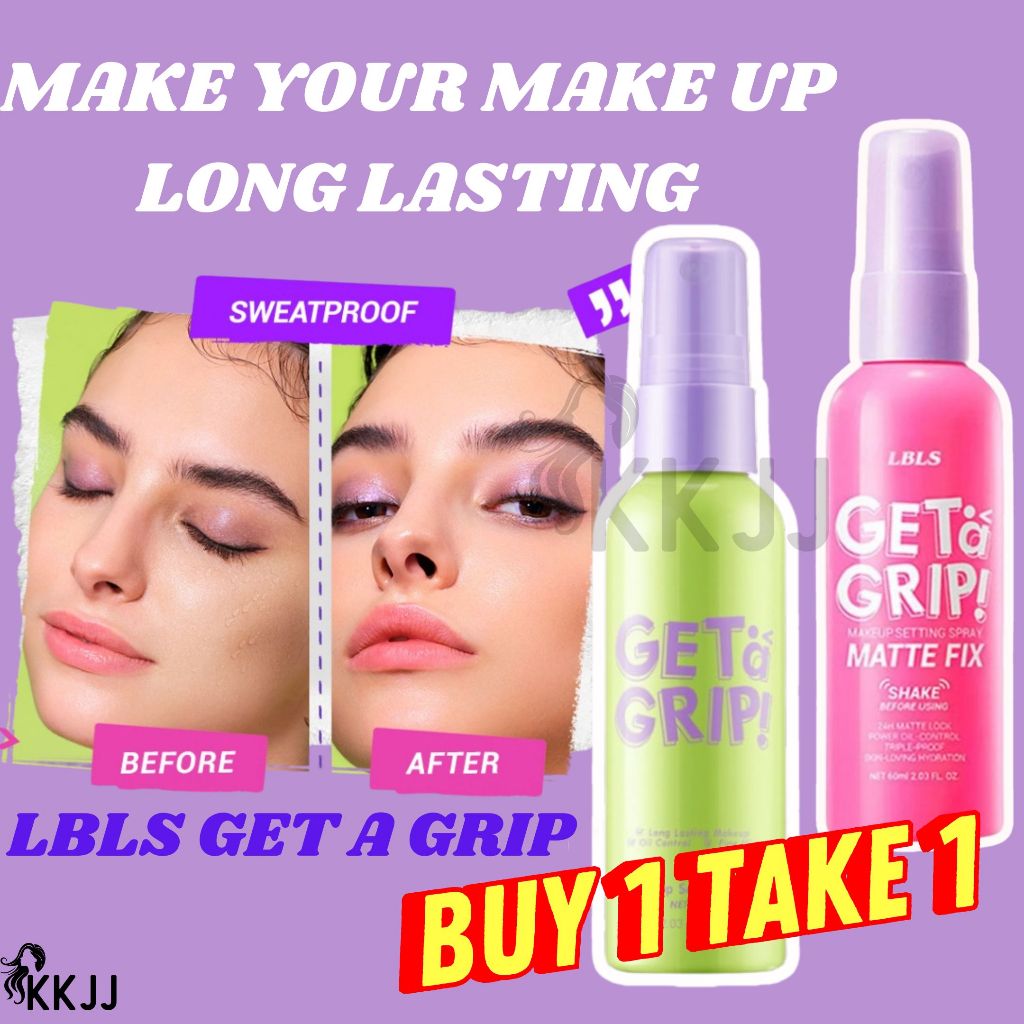 kkjj [BUY 1 TAKE 1] LBLS Get a Grip! Makeup Setting Spray Matte Fix ...