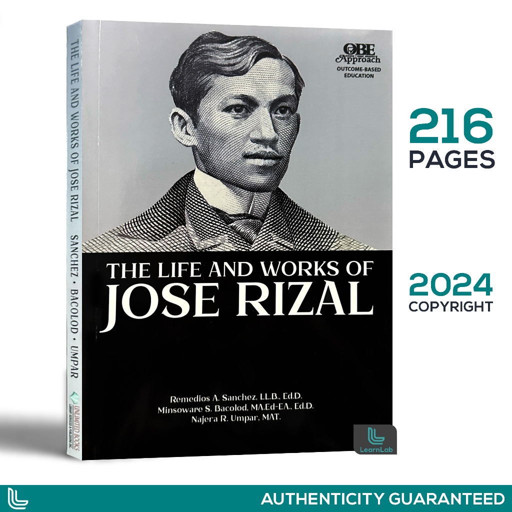 THE LIFE AND WORKS OF JOSE RIZAL © 2024 - Remedios Sanchez | Bacolod ...