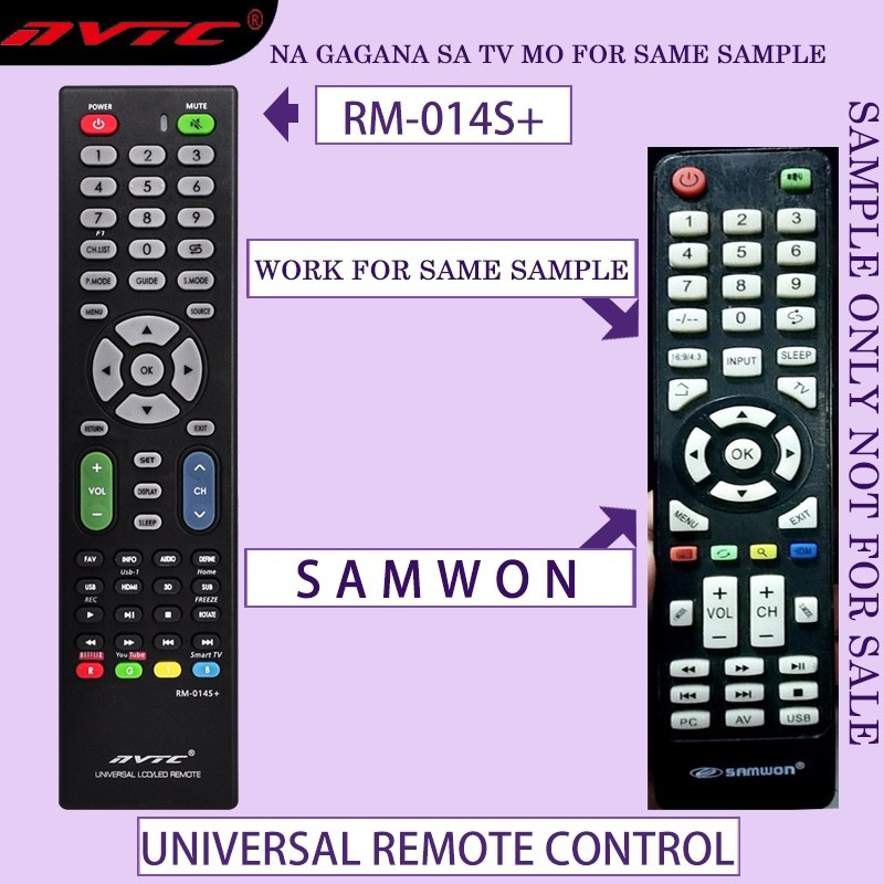 100% Work Universal remote control for SAMWON led smart tv remote na ...