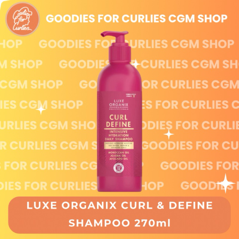 LUXE ORGANIX Curl Define Intensive Hydration Daily Shampoo 270ml ...