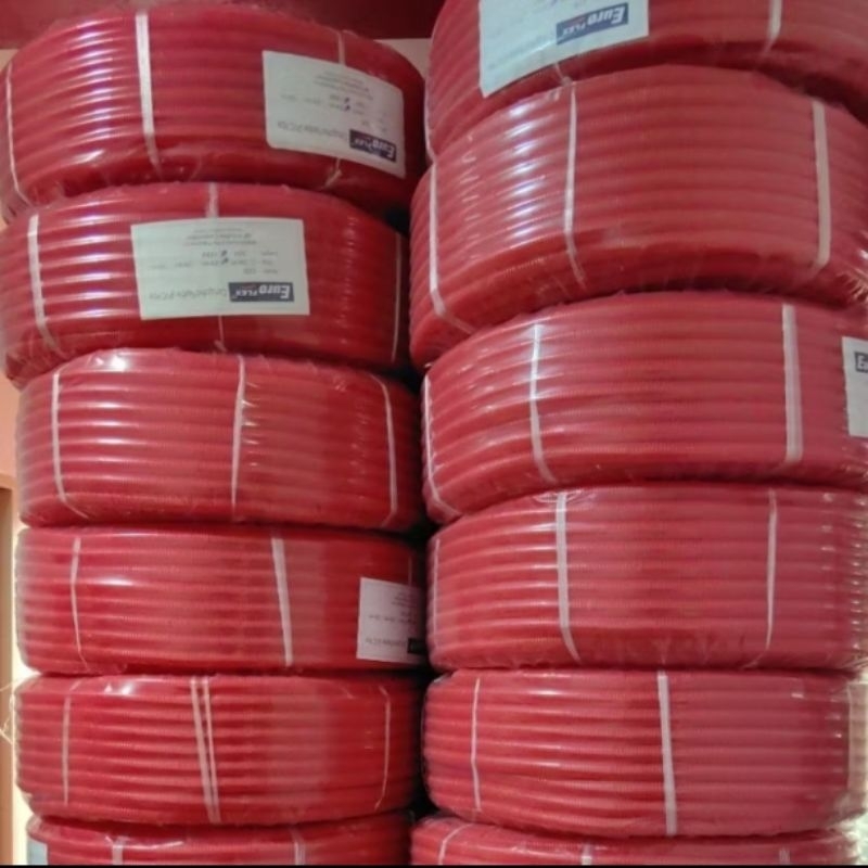 high quality orange flexible hose 1/2", 3/4", 1" per roll available! | Shopee Philippines