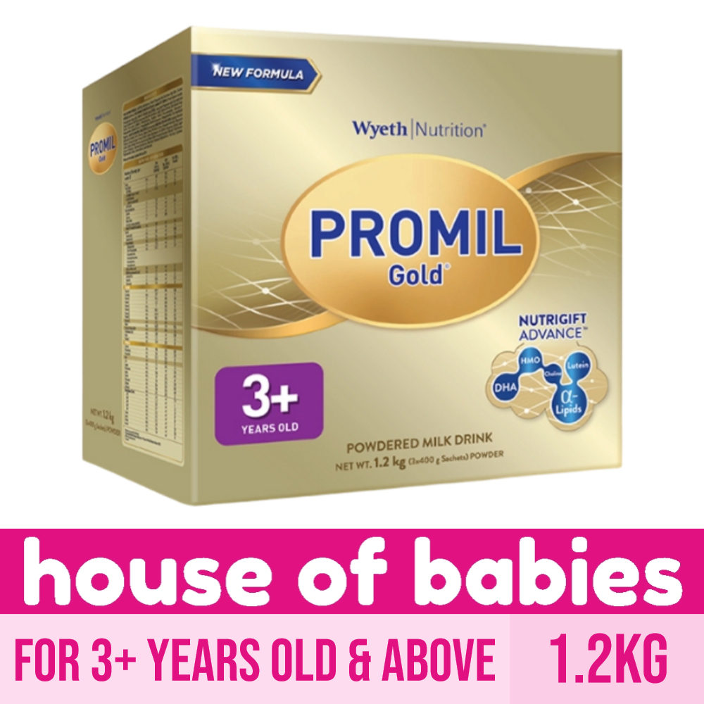 PROMIL GOLD FOUR 1.2kg for Pre-Schoolers 3 to 5 Years Old | Shopee ...