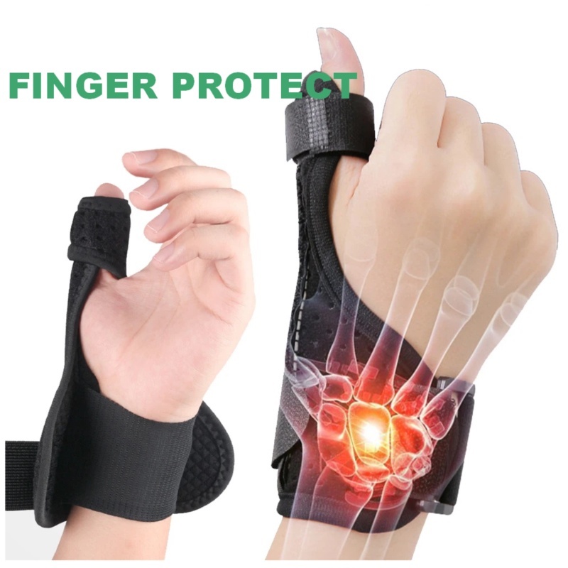 Adjustable Thumb Brace Support Thumb Splint Wrist Brace for Tendonitis ...