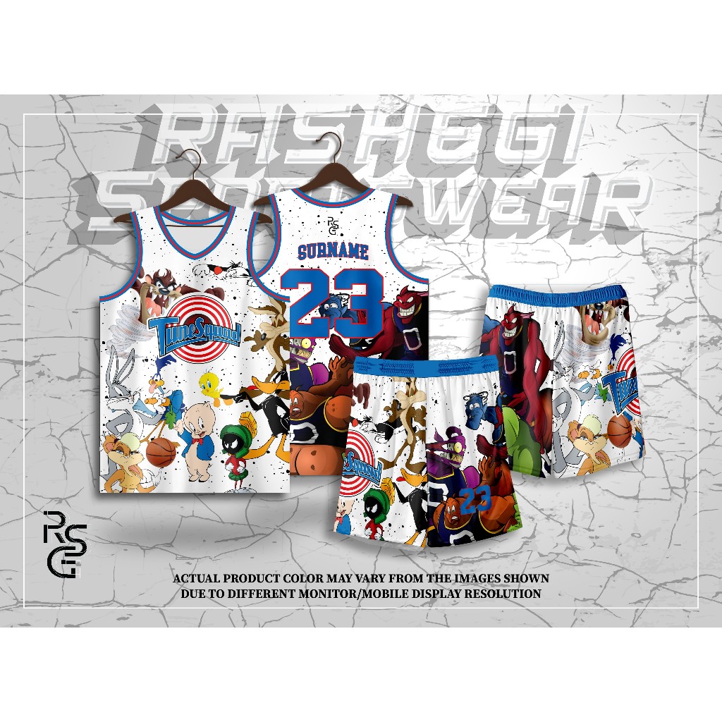 2024 RSG Customized Jersey Full Sublimation White Tune squad | Shopee ...