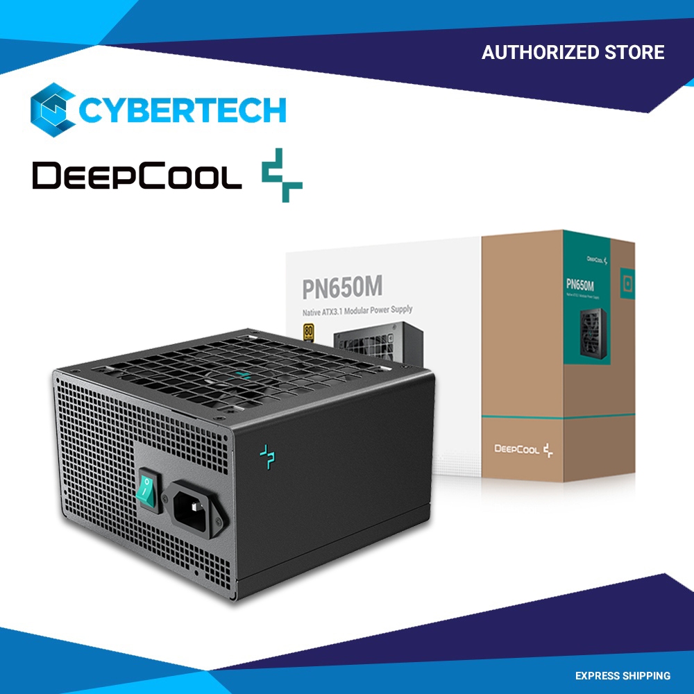 Deepcool PN650M 650W 80 Plus Gold Cybernetics Gold ATX 3.1 PCIe 5.1 ...