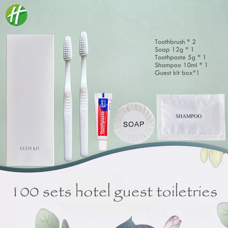 【holiday hotel supplies】100sets Hotel Guest Kit for 2 person | Shopee ...