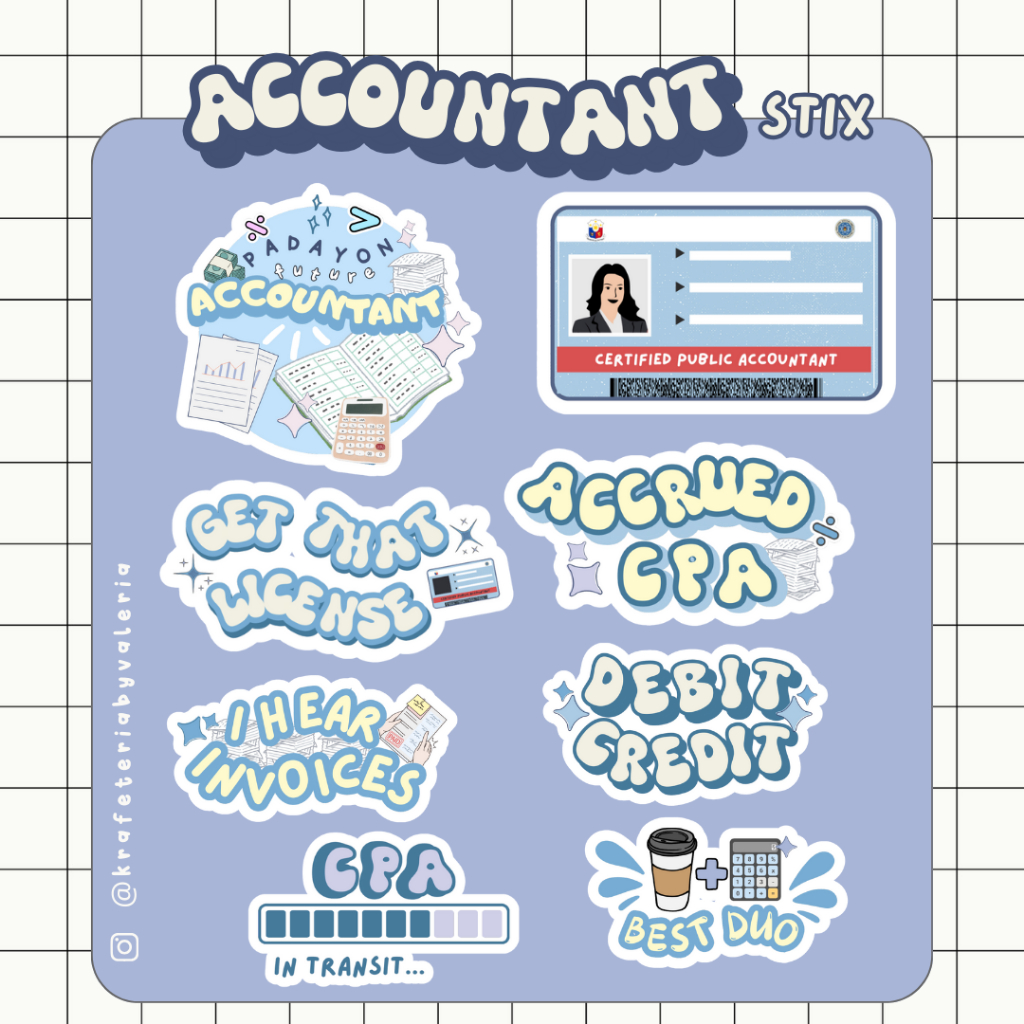 [NEW VERSION] Future CPA Stickers Accountant Stickers Pastel Tumbler ...