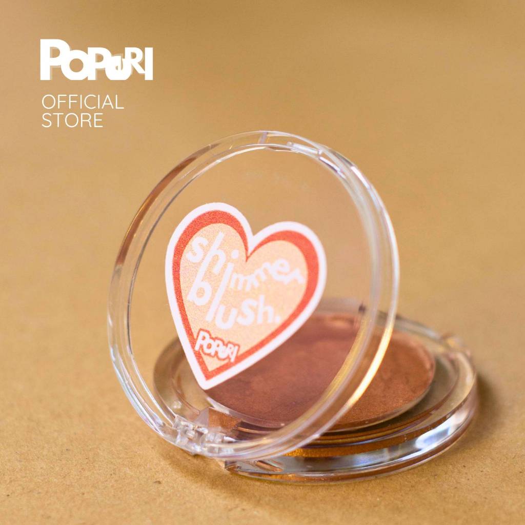 Poperi Shimmer Blush - Highlighter and Blush in One - Highlighter and ...
