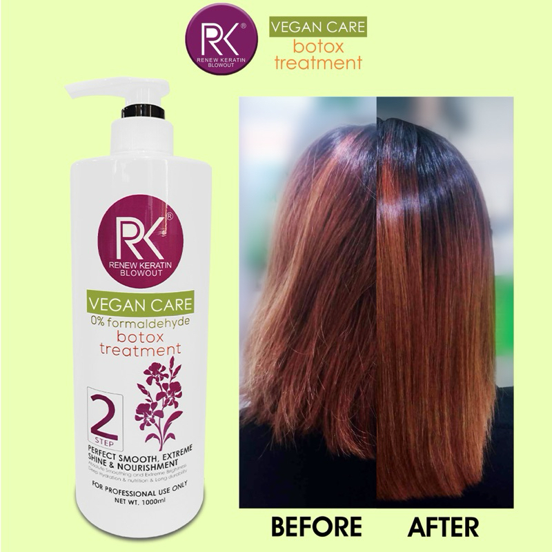 RYANIZED BOTANIQUE VEGAN BOTOX HAIR TREATMENT NUMBER 2 | Shopee Philippines