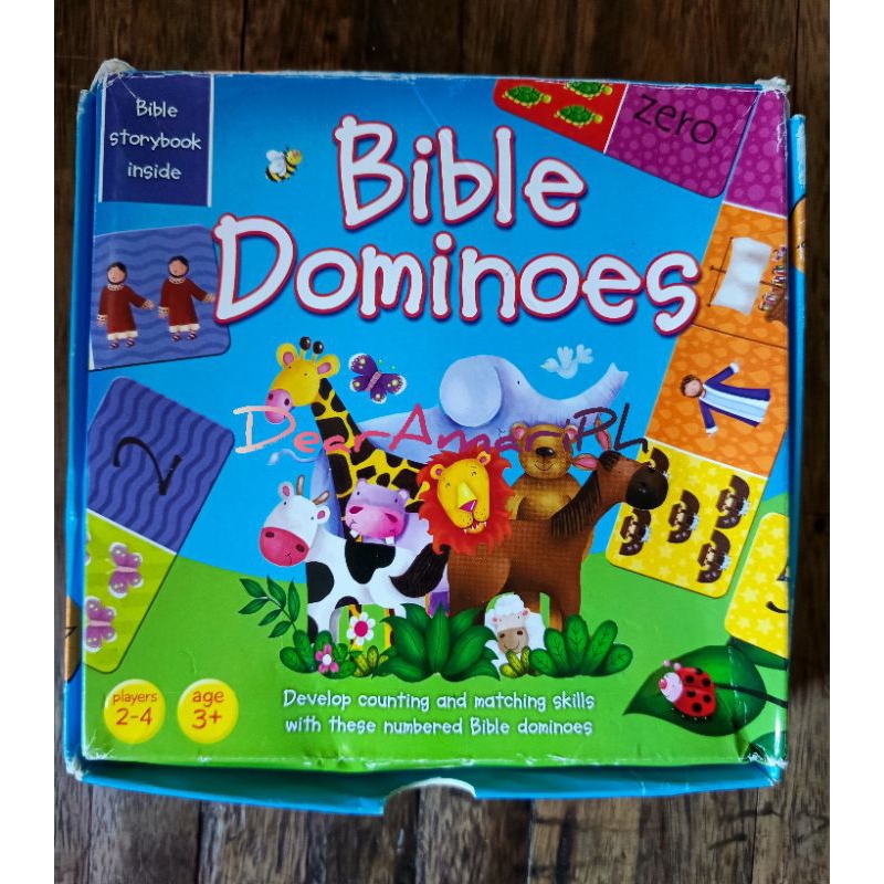 Bible Dominoes card Game Toy Board Game by Juliet Davis | Shopee ...