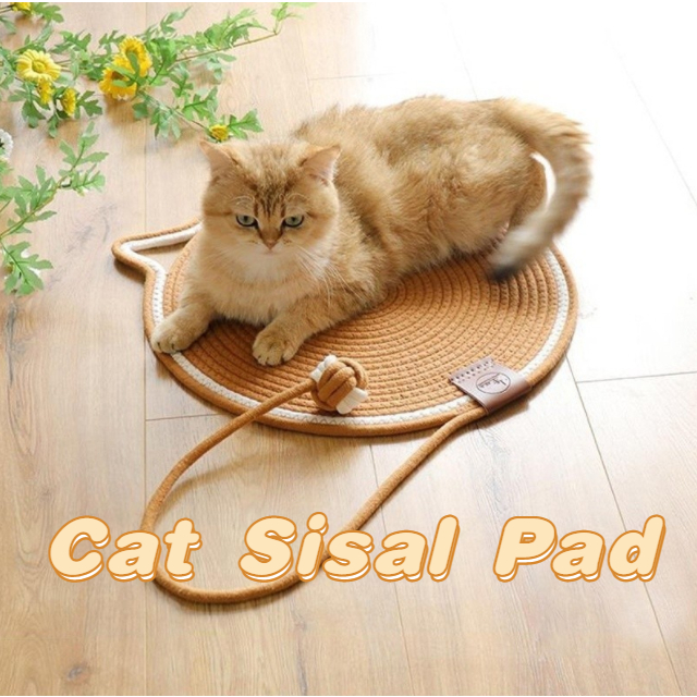 Pet Cat Sisal Pad Mat Scratcher Cat Sleeping Cooling Pad Scratching ...